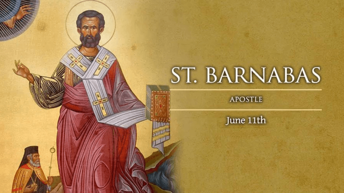 Memorial of St. Barnabas | friarmusings